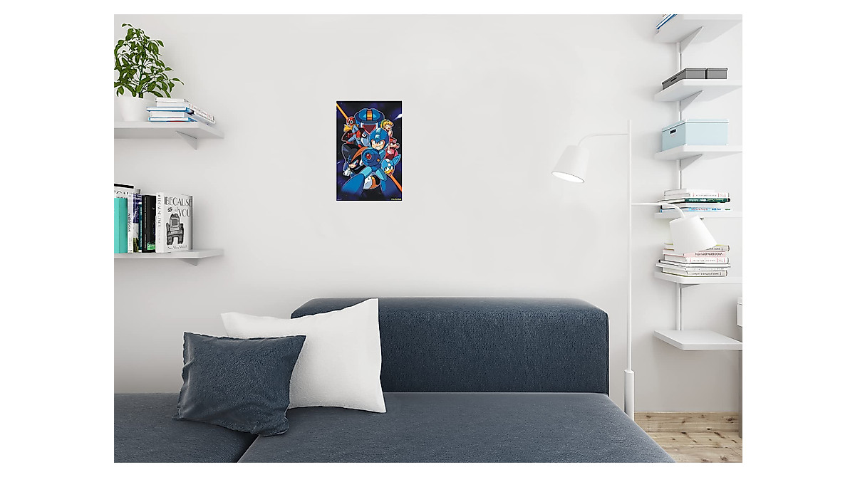 Mega Man Retro Gaming Poster - Cool Wall Art Print