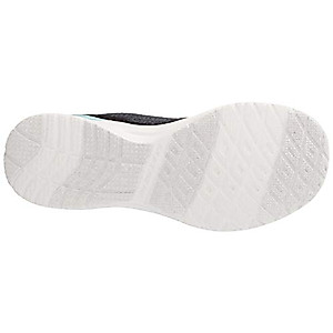 Skechers Women's Skech-Air Dynamight - Top Prize Sneaker, Black/Turquoise, 7 W