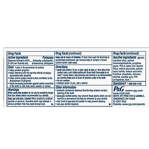 Crest Pro-Health Advanced Extra Deep Clean Mint Toothpaste3.5 oz.(Pack of 3)