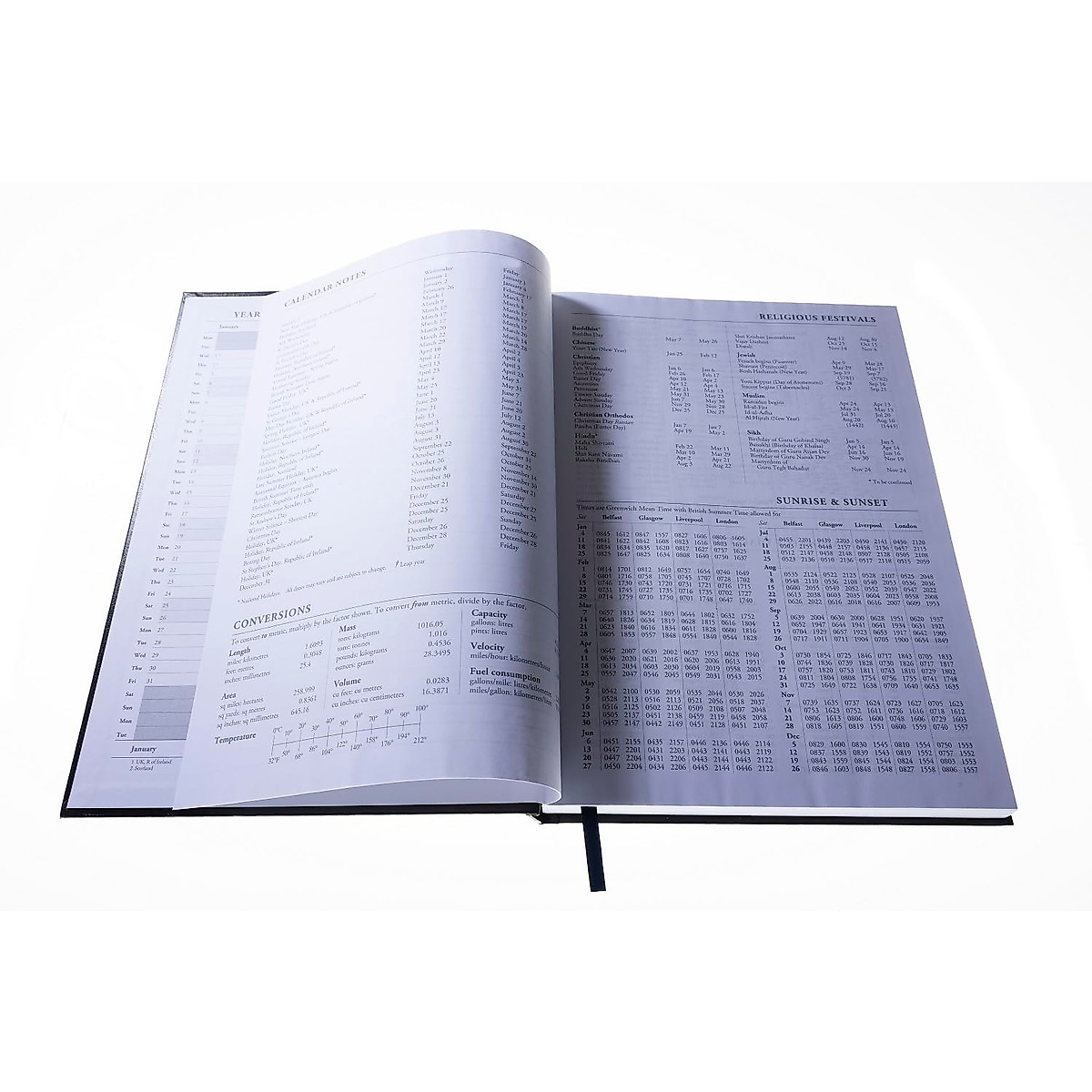 Collins Essential 2024 Daily Planner - Daily Calendar 2024 Page A Day Diary, Journal & 2024 Planner - Business, Office, Academic and Personal Planner -A4 Size (Black) (A4 / Letter Size / 8.5" x 11",