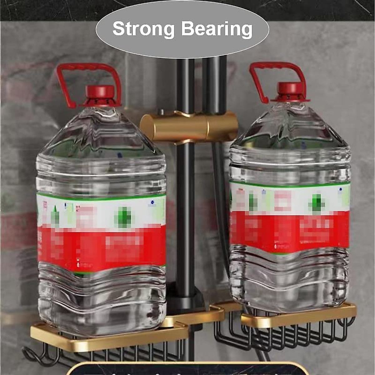 canjuxk Sponge Holder for Kitchen Sink,Kitchen Sink Sponge Holder Aluminum Organizer for Kitchen Bathroom Accessories Compatible with Faucets 0.8-1.1 Inches in Diameter