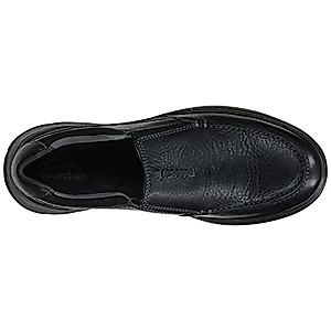 Clarks Men's Cotrell Free Shoe, black oily leather, 13 Wide US