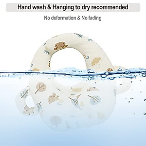 vocheer Baby Bottle Holder, Portable Support Pillow for Newborns, Baby Breastfeeding Pad，Bottle Support Cushion, Leaf