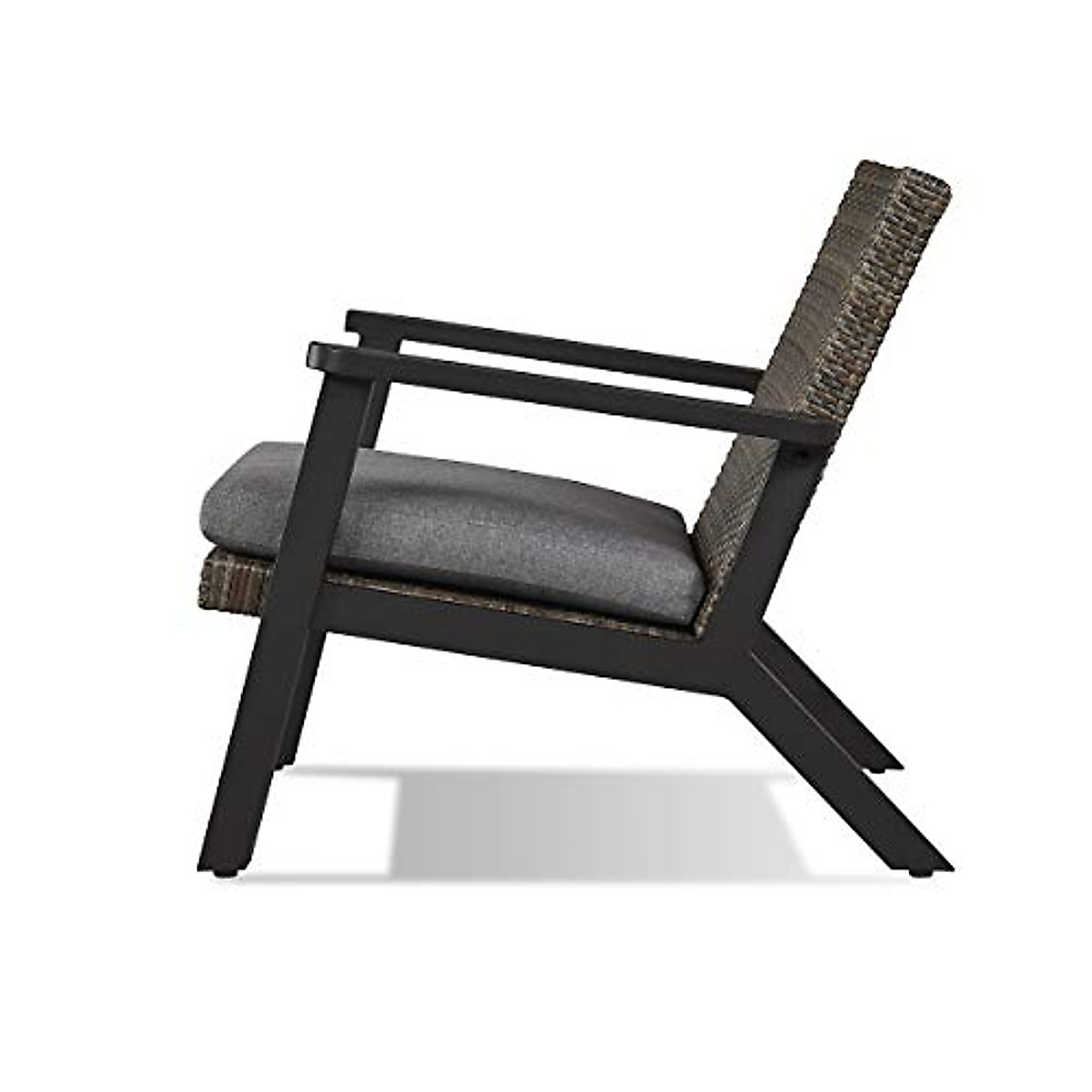 Real Flame 1120-BLK Norwood Set (2 Chairs), Brown/Gray Wicker