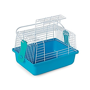 Prevue Pet Products Travel Cage for Birds and Small Animals, Blue (SP1304BLUE), 9.0" L x 5.6" W x 6.1" H