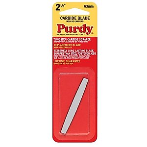 Purdy 144900235 Surface Prep Tool Premium Carbide Scraper Replacement Blades, 2-1/2 inch