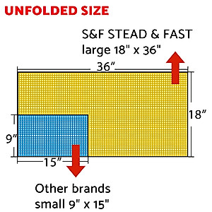 S&F STEAD & FAST Tack Cloth Automotive, 30 pcs, Bulk 2-Box Auto Sticky Tac Cloths Set, Premium Professional Grade Tack Rags for Woodworking, Painting, Sanding