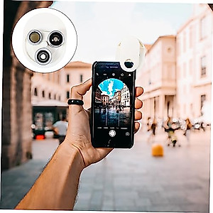 Abaodam 1pc Rotate Phone Camera Mens Travel Accessories Mens Gifts fisheye Lens Macro Camera Fish Eyes Lens for Phone Moment Lens Professional Camera Lens 4-in-1 Mobile Phone Camera Lens