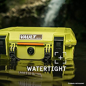 Vault by Pelican - V100 Multi-Purpose Hard Case with Foam (Black)