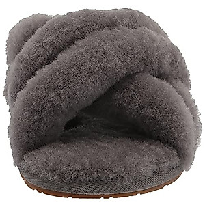 UGG Women's SCUFFITA Slipper, Charcoal, 8