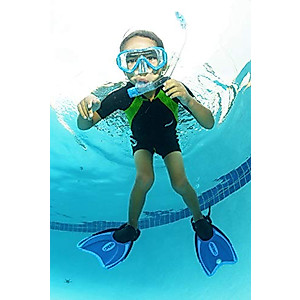 Cressi Unisex-Youth Long Sleeves, Black/Lime, Large