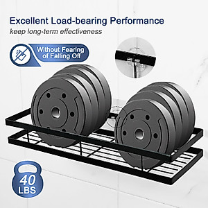 ORD OF SP Shower Caddy Adhesive Replacement, 2 Pack Strong Adhesive Shower Hooks, Water-Proof Shower Adhesive Strips, No Drilling for Shower Caddy, Bathroom Storage Shelves and Kitchen Racks