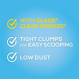 Purina Tidy Cats Clumping Multi Cat Litter, Glade Clear Springs - (2) 20 lb. Jugs