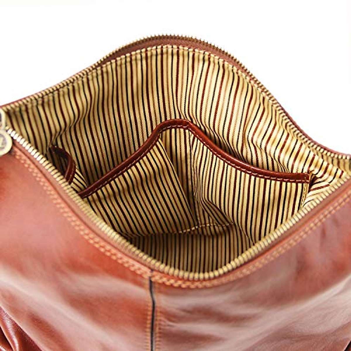 Tuscany Leather Sabrina Leather hobo bag Black