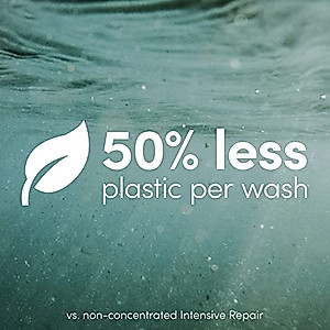 Dove Ultra Intensive Repair Concentrate Shampoo And Conditioner For Damaged Hair Repairs And Protects In 30 Seconds, 2X More Washes, Combo Pack, 20 fl oz (Pack of 2)