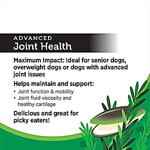 Solid Gold Hip and Joint Supplement for Dogs - Glucosamine Chondroitin MSM for Advanced Joint & Mobility Support - Omega 3 Fish Oil Antioxidant & Immune Health Support - 120 Soft Chews