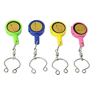 ZCZQC 4pcs Fishing Knot Tying Tool Fast Tie Nail Knotter Cutter Fishing Supplies/Goods/Tackle/Accessories 4 Colors