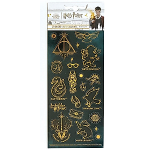 Paper House Productions Harry Potter Signs & Symbols Shiny Foil Enamel Effect Sticker Sheet for Crafts, Scrapbooking & Collecting