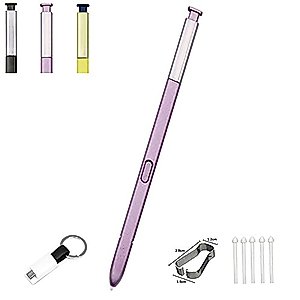 Replacement Galaxy Note 9 Pen .Replacement Note 9 Stylus.Compatible with Galaxy Note9 N960 SM-N960U SM-N960+Type C Charger +Tip/Nib (Purple)