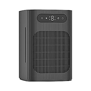 Purafide XP120 Veteran Owned, Desk & Countertop Air Purifier with Dual Air Intake Power, 2 Sets of Filters & 4 Stage Filtration for up to 370 Sq Ft, Black, Pack of 1