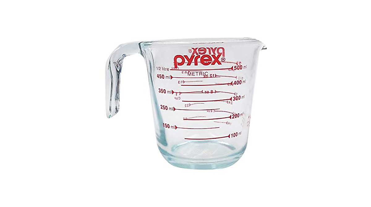 Pyrex 2-Cup Glass Measuring Cup - Durable & Easy-to-Use