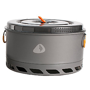 Jetboil 5-Liter FluxRing Camping Pot and Lid for Camp Cooking with Jetboil Backpacking Stoves