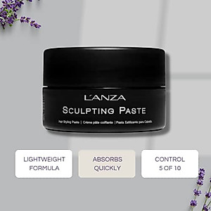 L'ANZA Healing Style Sculpting Paste with Strong Hold Effect, Sculpts & Defines Hair While Styling, With Advanced Control Technology and Natural Ingredients, Suitable for All Hair Types (3.4 Fl Oz)