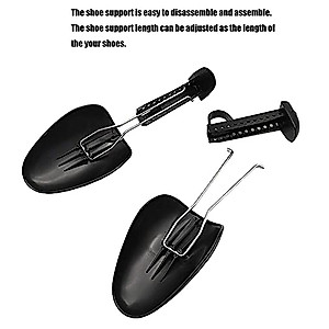 VASANA 2 Pairs Adjustable Shoe Tree Practical Shoe Stretcher Plastic Shoe Shaper Boot Holder Portable Shoe Support Keeper for Men