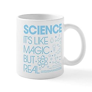 CafePress Science Like Magic But Real Mugs Ceramic Coffee Mug, Tea Cup 11 oz