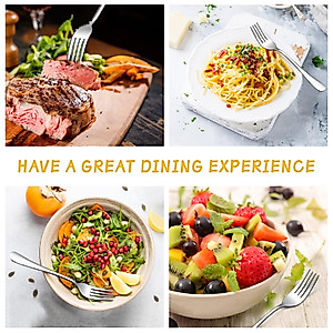 Stainless Steel Dinner Forks, Set of 12 Top Food Grade Stainless Steel Silverware Forks,Mirror Finish & Dishwasher Safe,8 Inches,Use for Home Kitchen Party Restaurant.