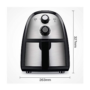 Air Fryer Household French Fries Machine, Full Automatic Intelligent Large-capacity Oil-free Electric Fryer, Power-off Memory Protection, Knob Operation