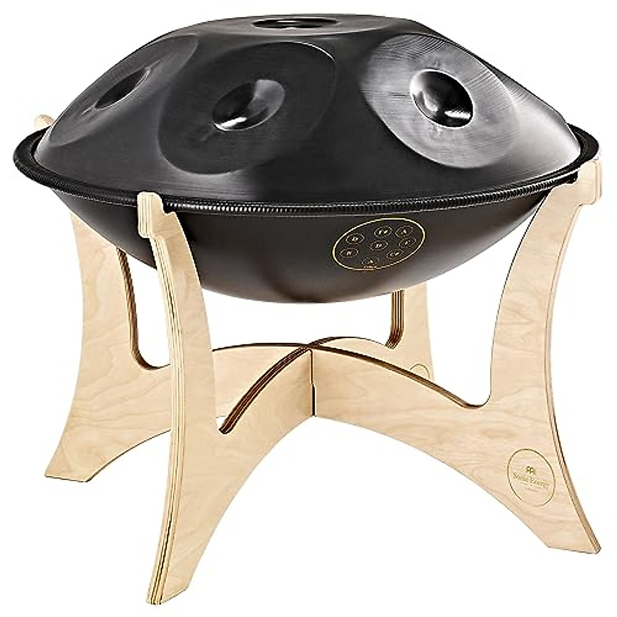 Handpan Stand for Seated Position, Baltic Birch Wood — MADE IN EUROPE — for Meditation, Sound Healing Therapy and Yoga, 2-YEAR WARRANTY