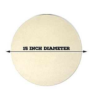 EXTRA THICK Pizza Stone - Perfect crusts and improved heat deflection