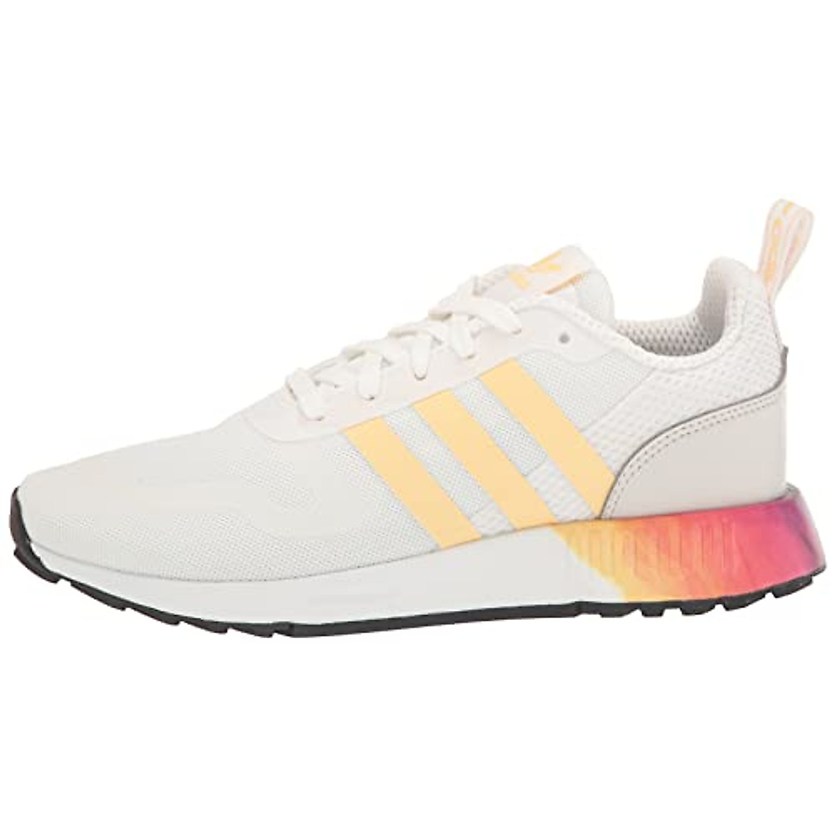 adidas Originals Women's Multix Sneaker, White/Orange Tint/Grey One, 6.5