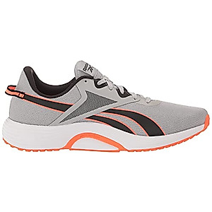 Reebok Men's Lite Plus 3.0 Running Shoe, Pure Grey/Black/Orange Flare, 9