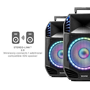 ION Total PA Prime High-Power Bluetooth Speaker System with Acoustic Optimization for Perfect Sound (Renewed)