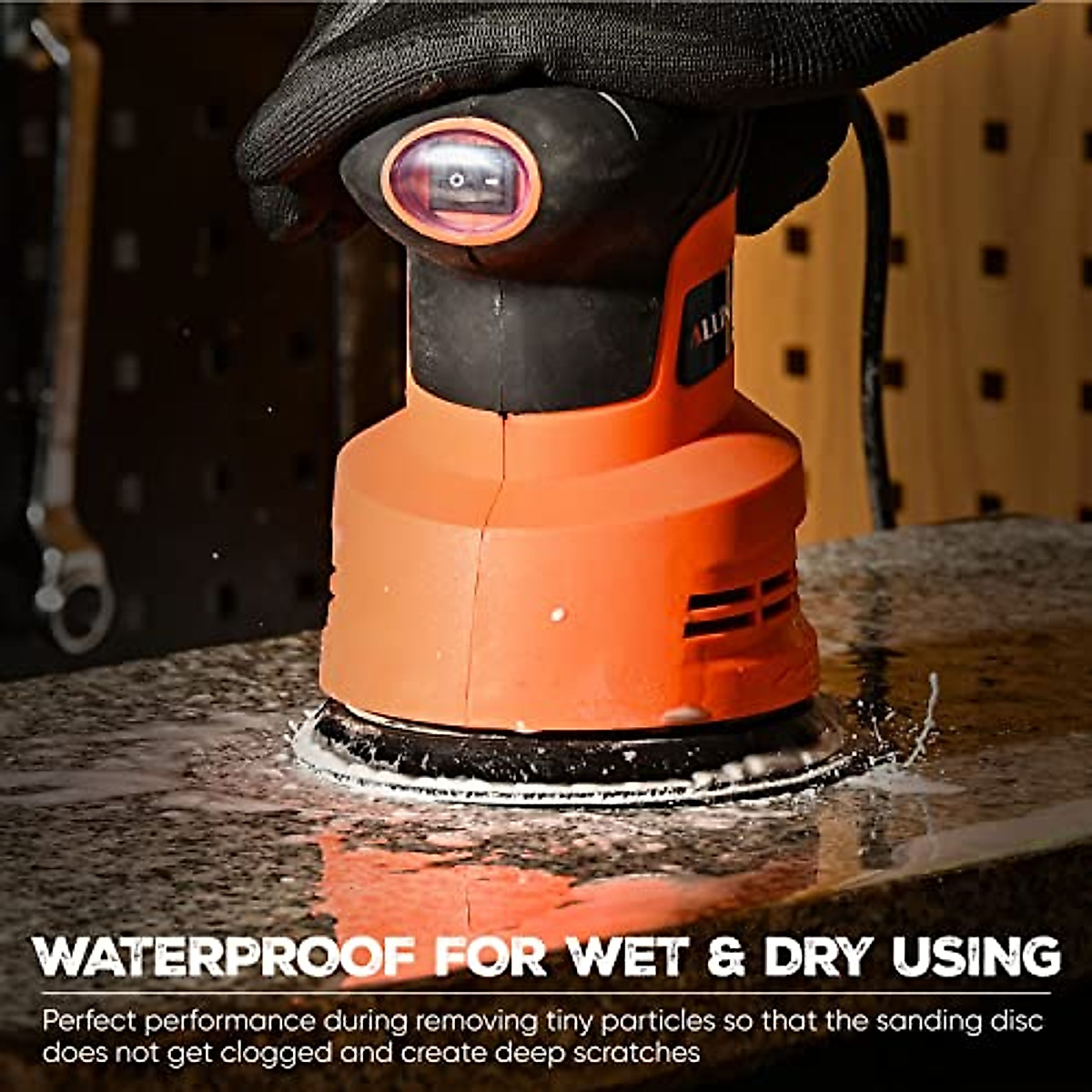 20 Pack 6 Inch Sanding Discs Hook and Loop, Waterproof Assorted Grits Silicon Carbide Sanding Discs for Random Orbital Sander (1000-5000 Grit)