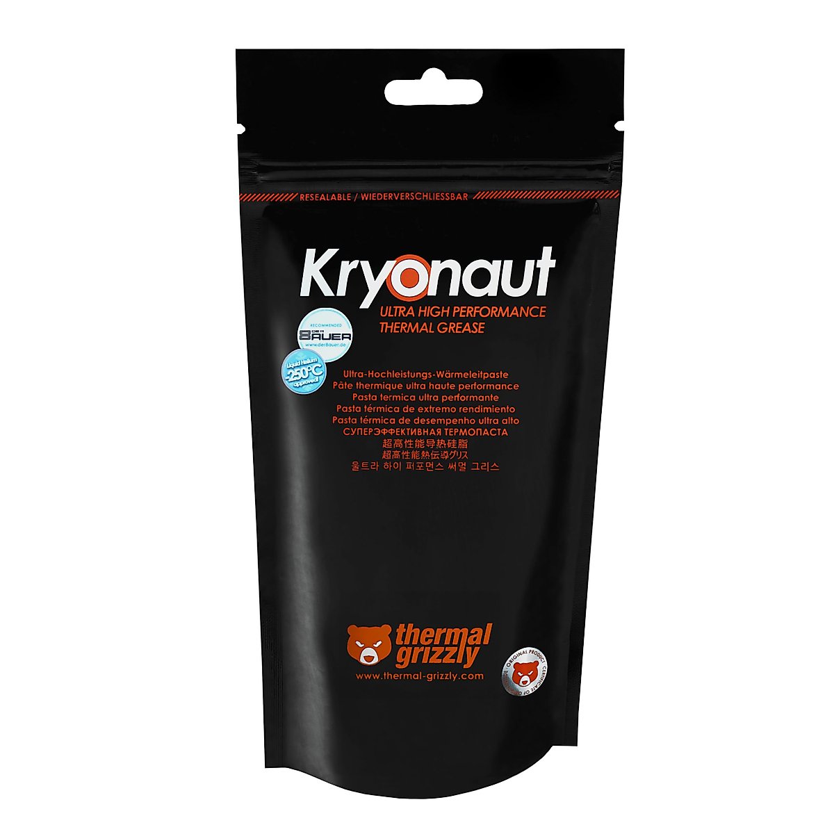 Thermal Grizzly - Kryonaut - 11.1 Gram/3 ml - Extremly High Performance Thermal Paste - For Demanding Applications and Overclocking CPU/GPU/PS4/PS5/Xbox