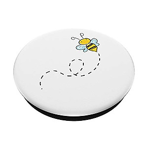 Cute Bumble Bee Cartoon PopSockets Swappable PopGrip