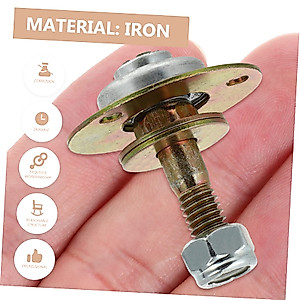 VINTORKY 4pcs Rocking Chair Bearing Rocking Chair Part Mechanic Accessories Mxmm Bearing Chair Linkage Threaded Bearing Furniture Connecting Fitting Iron Office Mechanical Screw