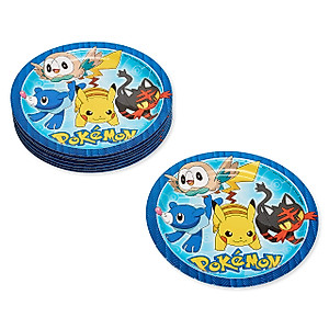 American Greetings Pokemon Party Supplies, Paper Dinner Plates (8-Count)