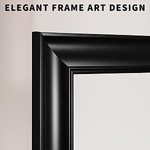 VIVO Aluminum 55 inch Decorative Modern Beveled Frame Designed for 2021-2022 Samsung The Frame TV, Picture Hanging Style, Quick Install, Black, COVER-SG55F