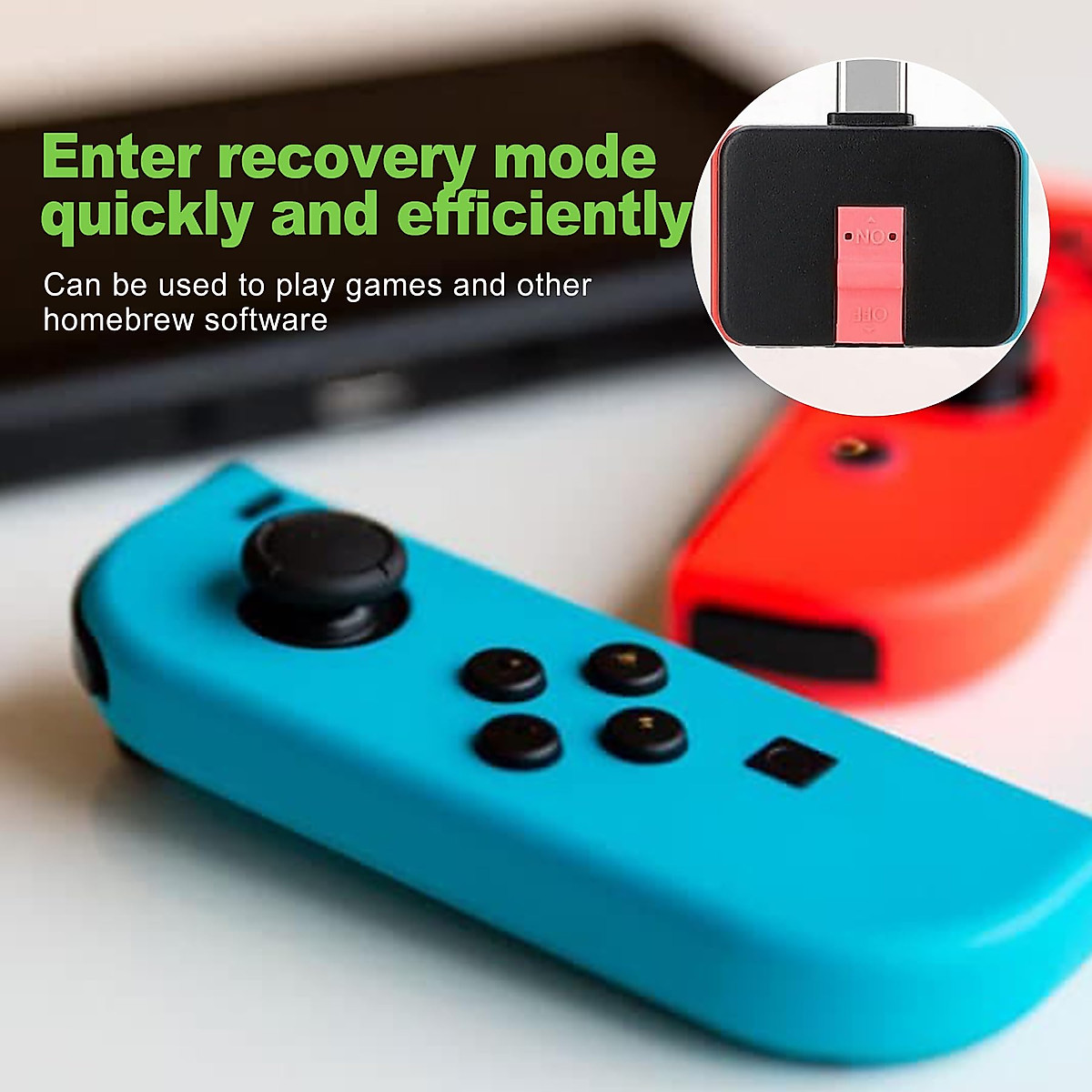 CeroDimo RCM Jig Tool - Compatible with Switch Console, RCM Loader, Payload Injector, Short-Circuit Tool for Modding & Simulation Use