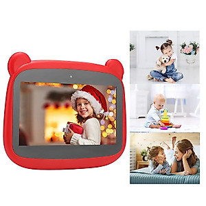 MAVIS LAVEN Kids Tablet, US Plug 100‑240V Dual Camera Octa Core 5000mAh HD Tablet for Ebook (US Plug)