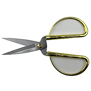 Fengtaiyuan J08A1, Stainless Steel Scissors, Office, Tailor Cutting, golden scissors (J08A1)