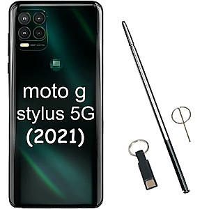 G Stylus 5G Pen Replacement for Motorola Moto G Stylus 5G (2021) XT2131 All Verison stylus Pen (Black)+Eject Pin+Type-c Adapter