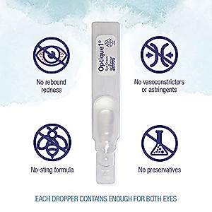 Boiron Optique 1 Eye Drops for Relief from Eye Irritation, Dry Eyes, Allergies, or Eyestrain - 30 Count