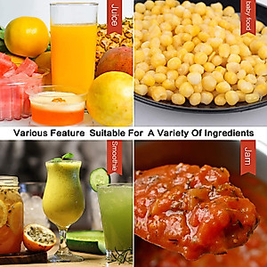 La Reveuse Smoothies Blender Personal Size 300 Watts with 18 oz BPA-free Portable Travel Sports Bottle (Light Blue)