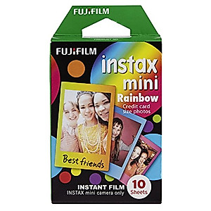 Fujifilm Instax Mini Instant Rainbow Film 50 Sheets