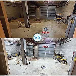 2-Pack 160W LED Garage Light with 6+1 Multi-Position Panels - 16000LM 6500K E26/E27 Deformable LED Ceiling Lights, Easy-Installation LED Lights, Workshop,Basement Bay